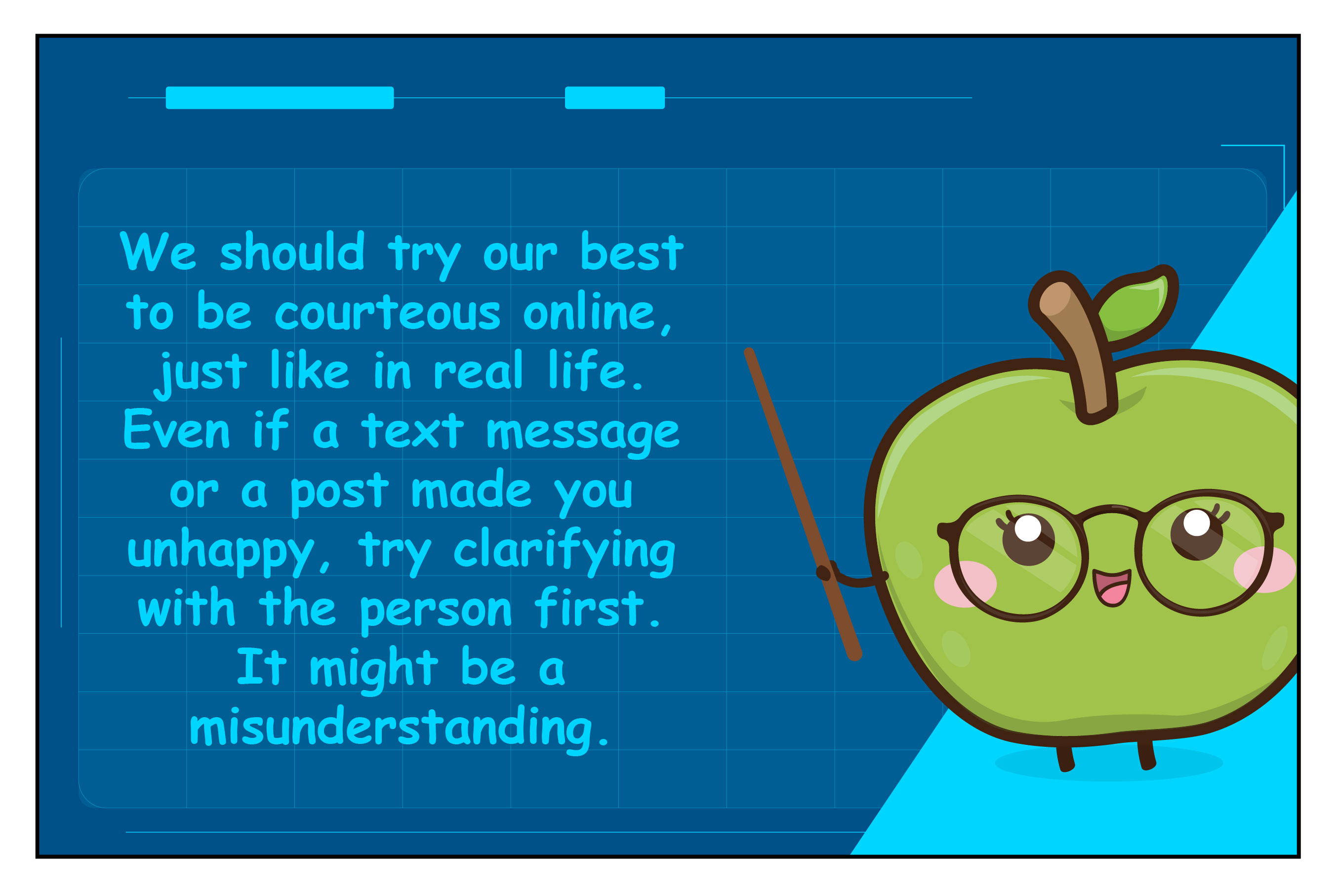 Be courteous online